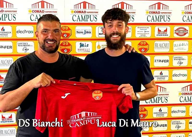 CARIGNANO, ARRIVA DALLA PONTENURESE IL CENTROCAMPISTA LUCA DI MAURO