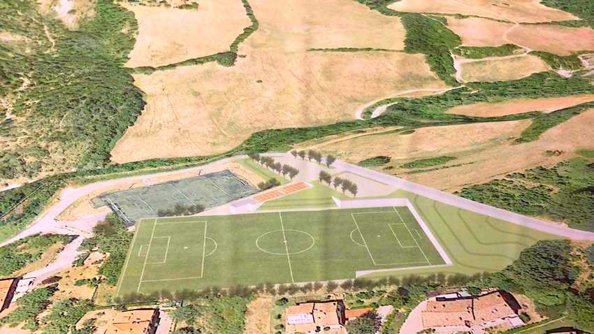 CAMPO SOLIGNANO, AUTORITA' SPORTIVE E POLITICHE AL TAGLIO DEL NASTRO